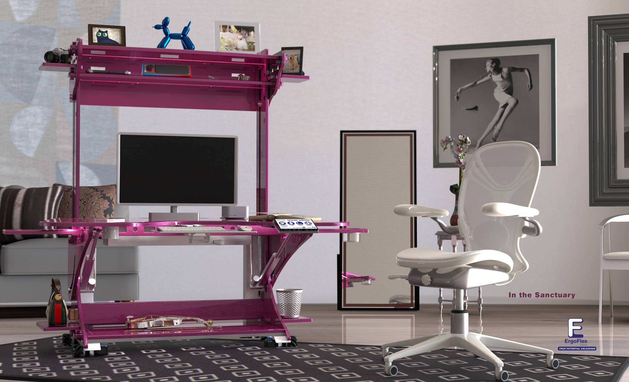 ErgoFlex Desk Ergonomic Design for Health, Comfort & Productivity