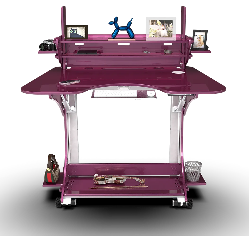 Chic & Strong The ErgoFlex Desk Enhances Comfort and Style for Women ...